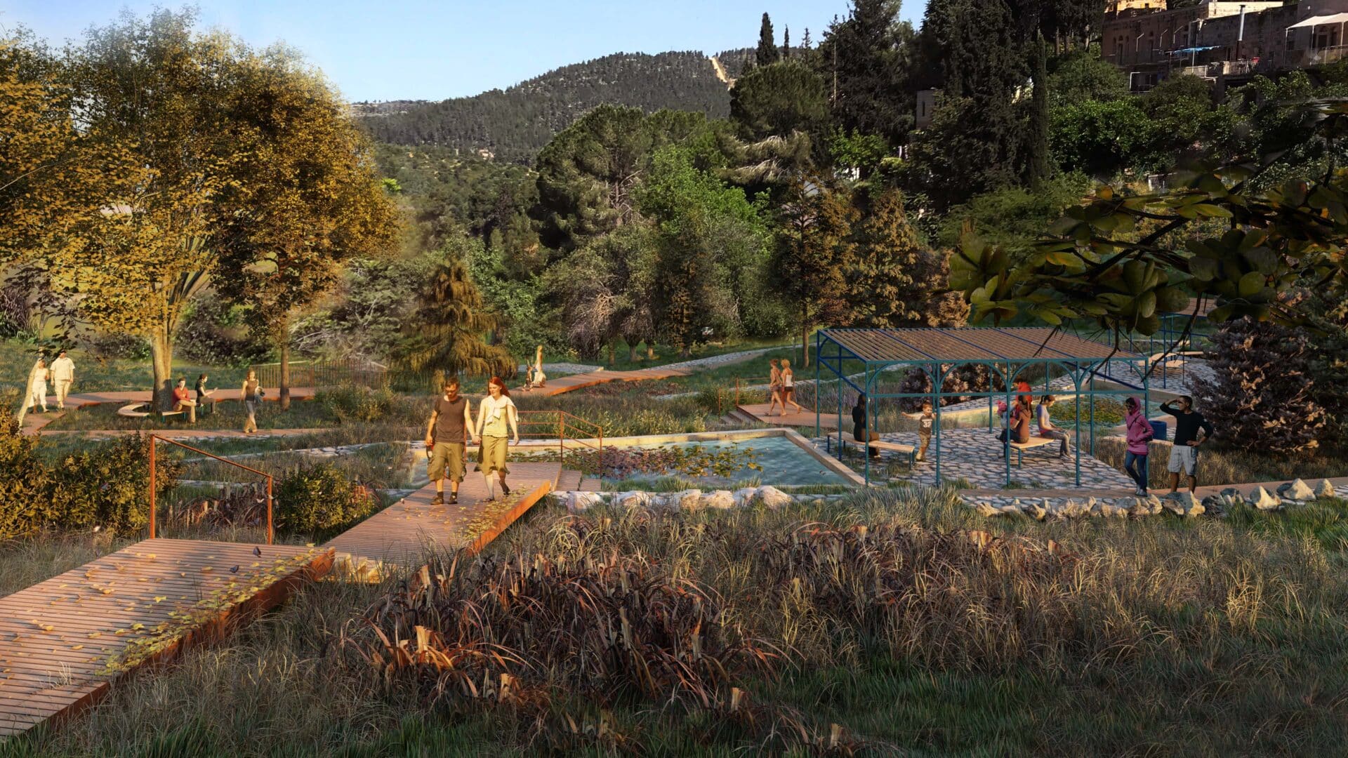 Ein Karem Public Spaces - Ollech + Tol