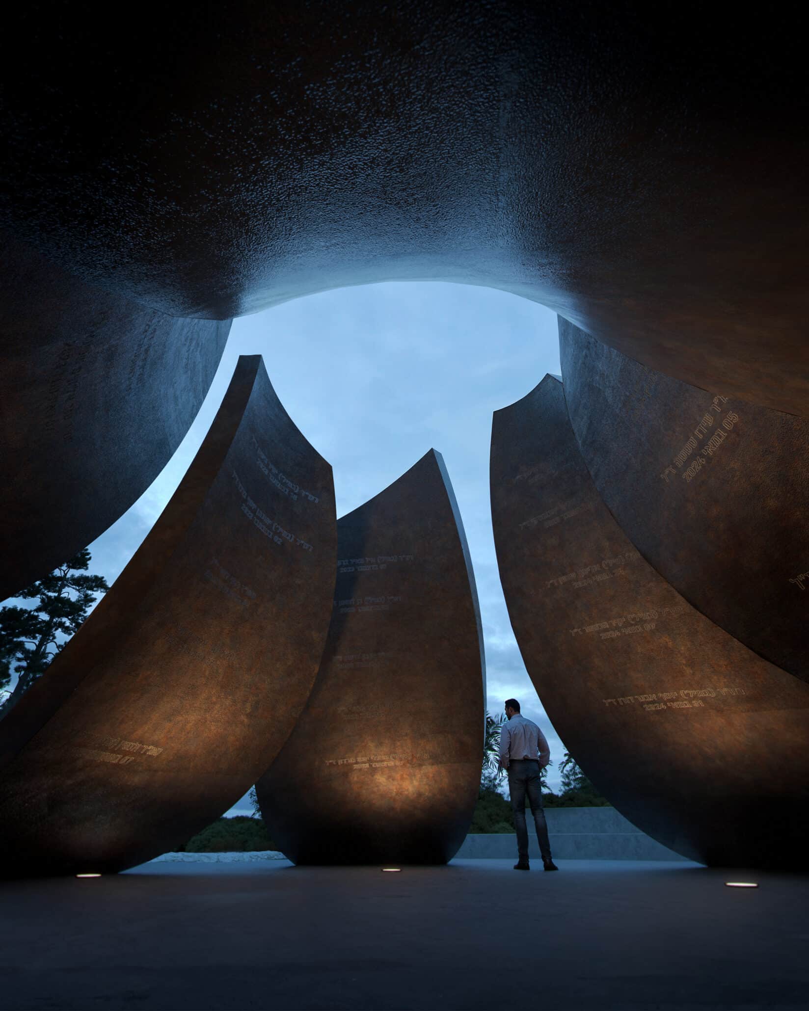 Iron swords war memorial - Ollech + Tol